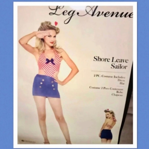 Leg Avenue | Other | Vintage Shore Leave Sailor Womens Vintage Style ...